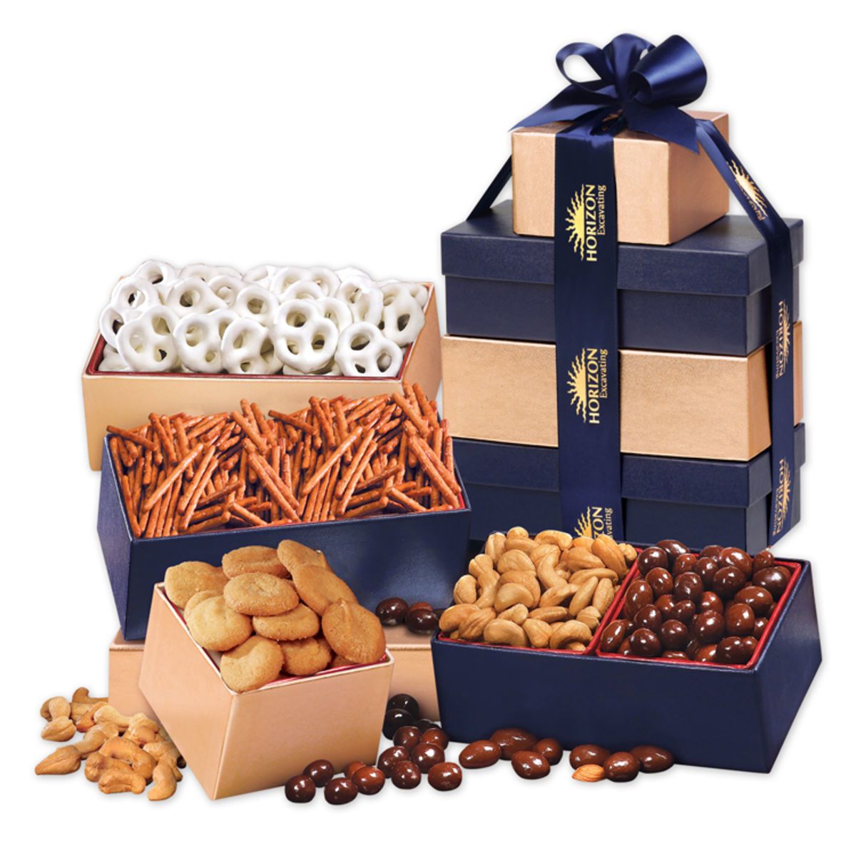 Promotional Tower of snacks Personalized With Your Custom Logo