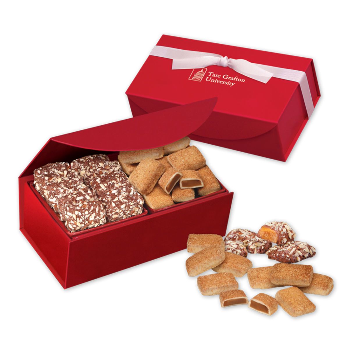 Cinnamon churro toffee english butter toffee in red magnetic closure ...