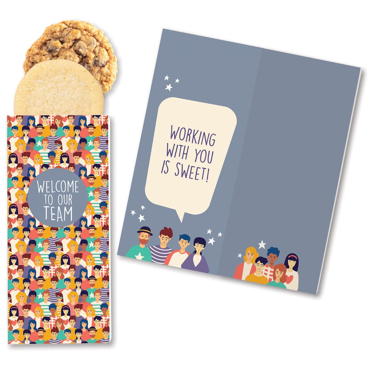 One Color Foil-Stamped Stock Welcome Sweeter Cards with Homestyle ...