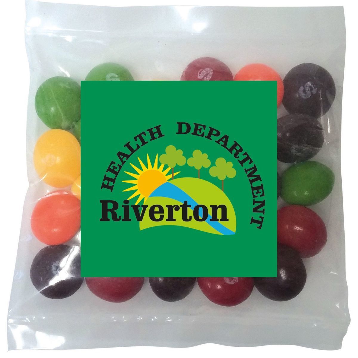 Promotional Skittles in mini label pack Personalized With Your Custom Logo