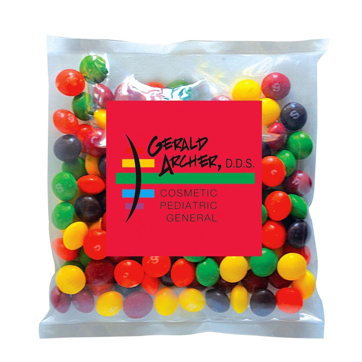 Promotional Skittles in sm label pack Personalized With Your Custom Logo