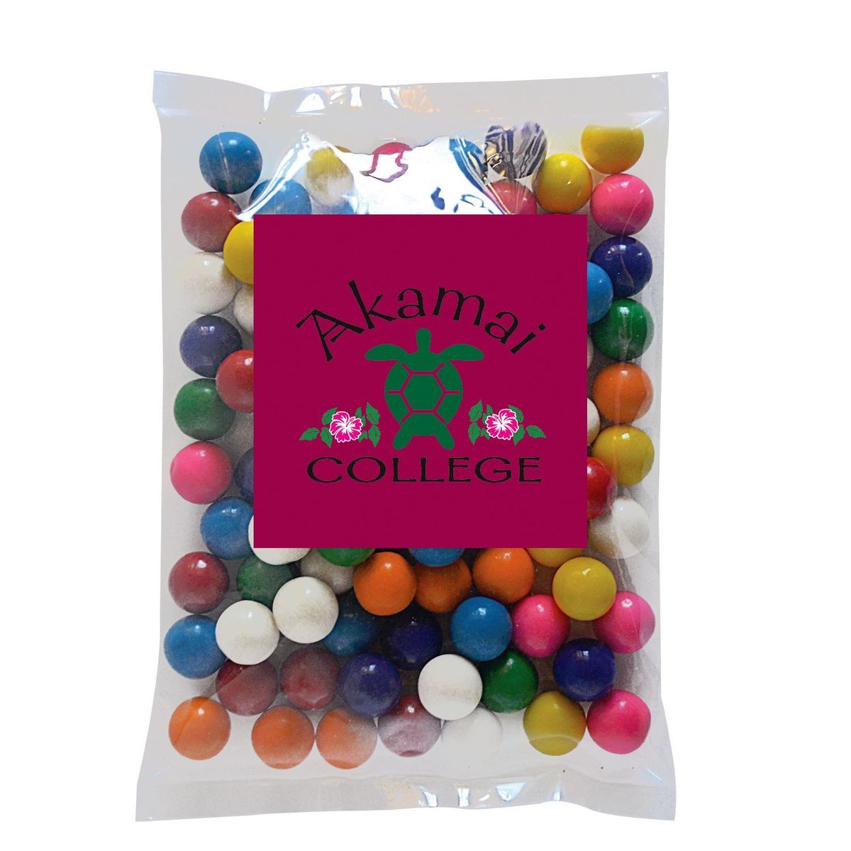 Promotional Gumballs in lg label pack Personalized With Your Custom Logo