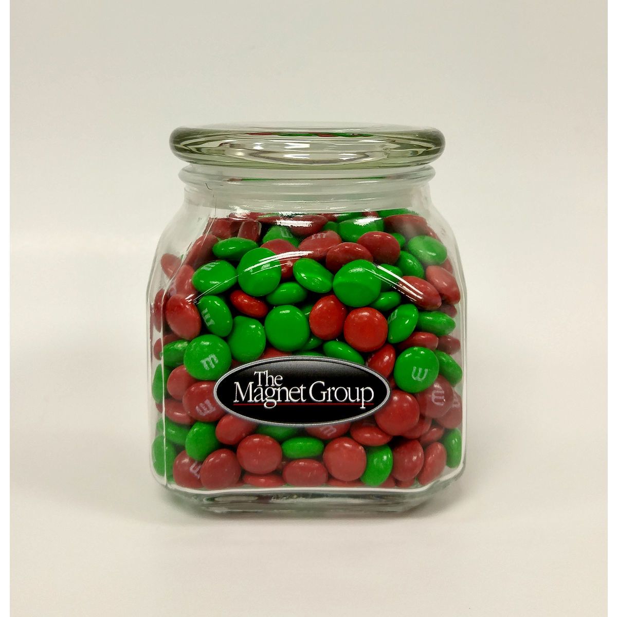 Promotional Holiday mms plain in med glass jar Personalized With Your ...