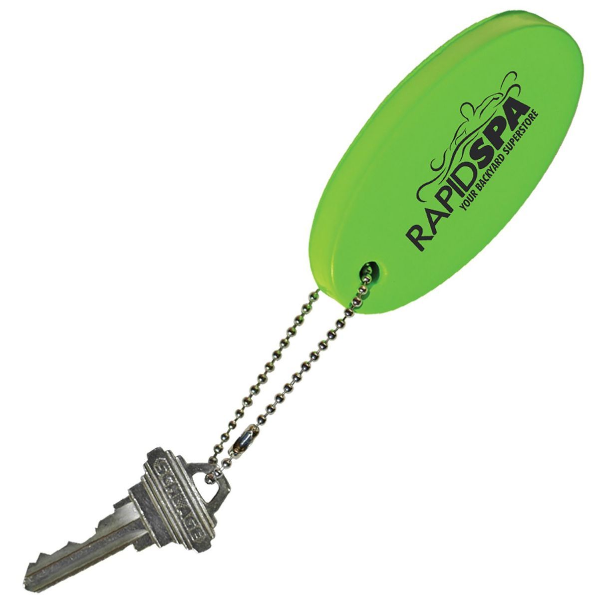 Custom Floating key tag personalized with your custom logo design ...