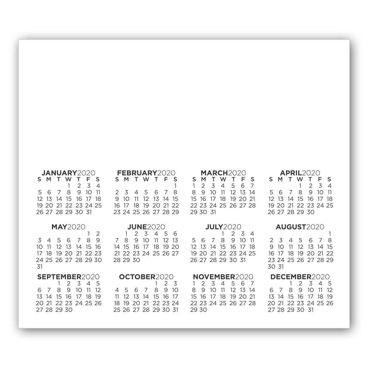 Power magnet calendar | Corporate Specialties