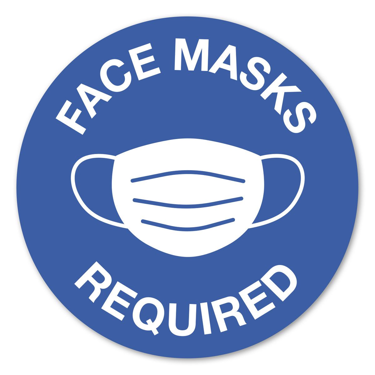 Promotional 12 circle stock masks required wall decal Personalized With ...