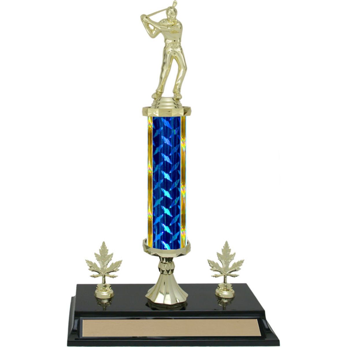 Custom Diamond plate column, award trophy, 15 Personalized With Your Logo