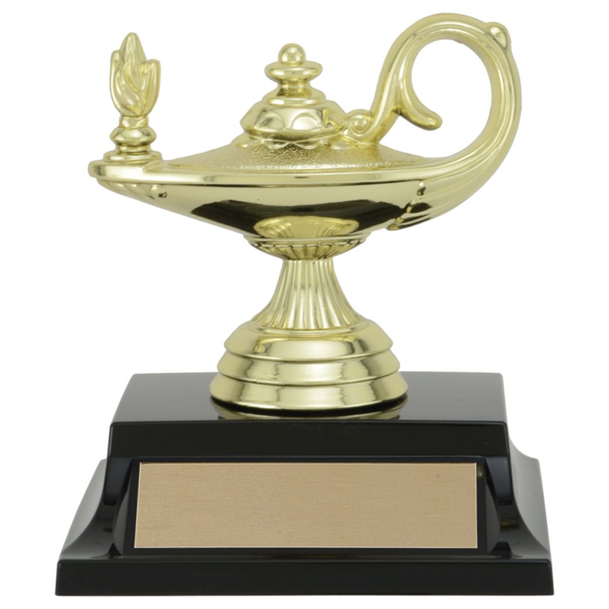 Custom Lamp of knowledge award trophy, 4 Personalized With Your Logo