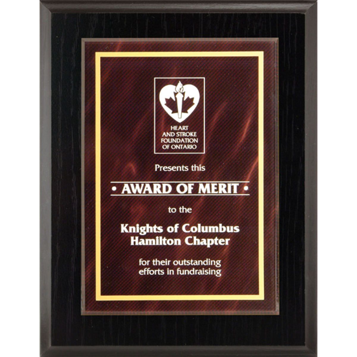 Custom Red austin, award trophy, 8x 10 | BrandExtenders