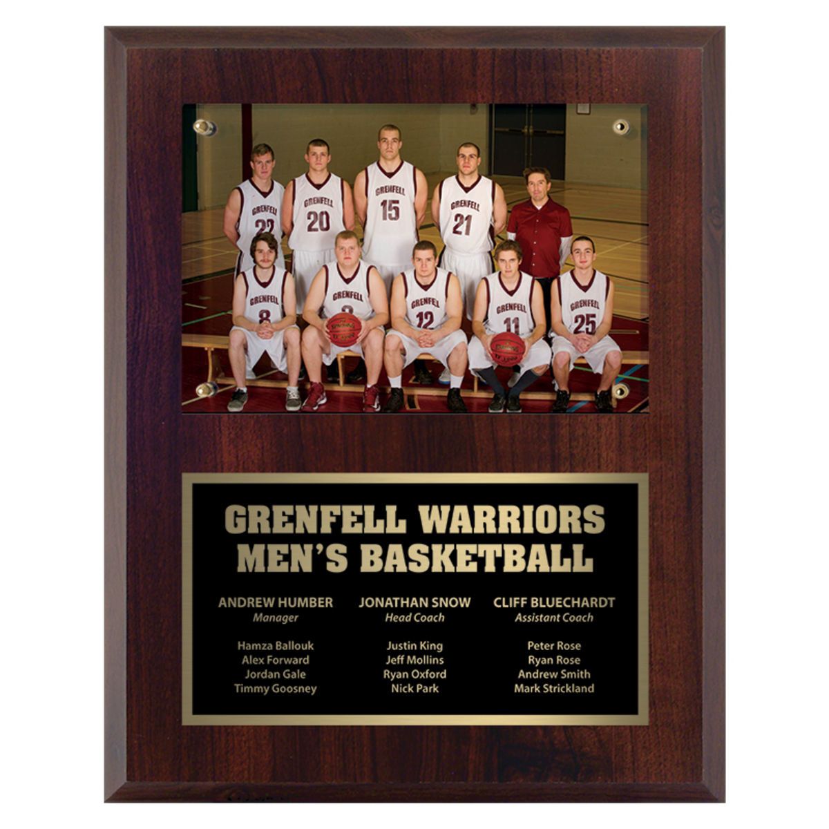 Promotional Photo plaque (surface mount) - cherrywood saver finish ...