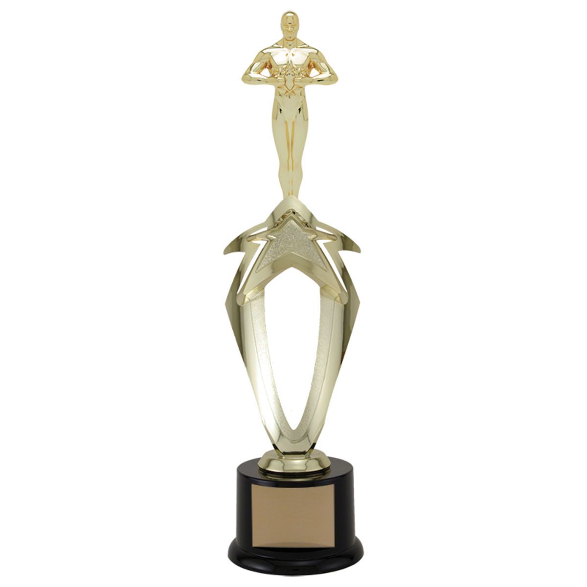 Promotional Mega star medal - riser figure - riser award trophy, 12 ...