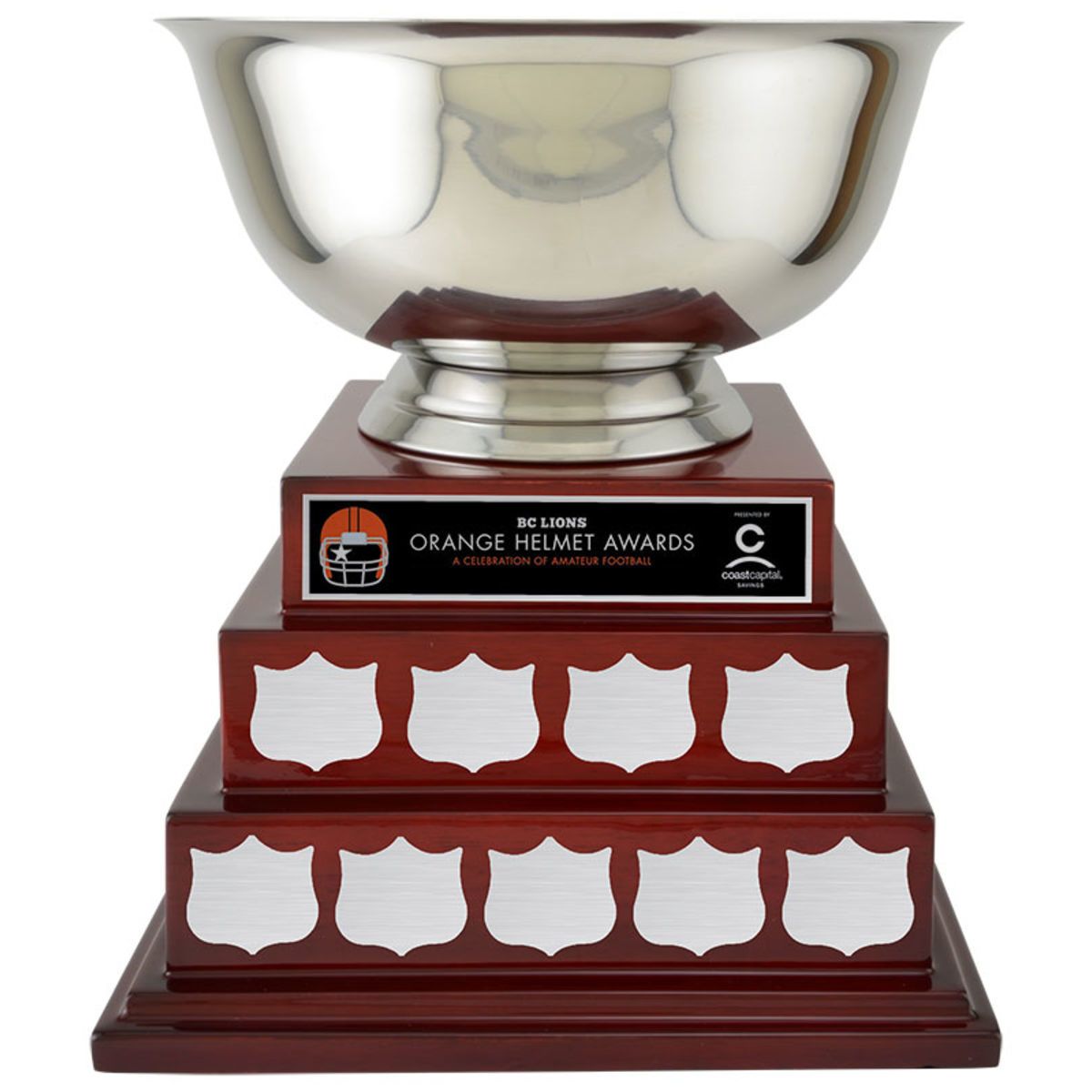 Custom Stainless Bowl - Annual Piano Base - Rosewood, Award Trophy, 11H ...