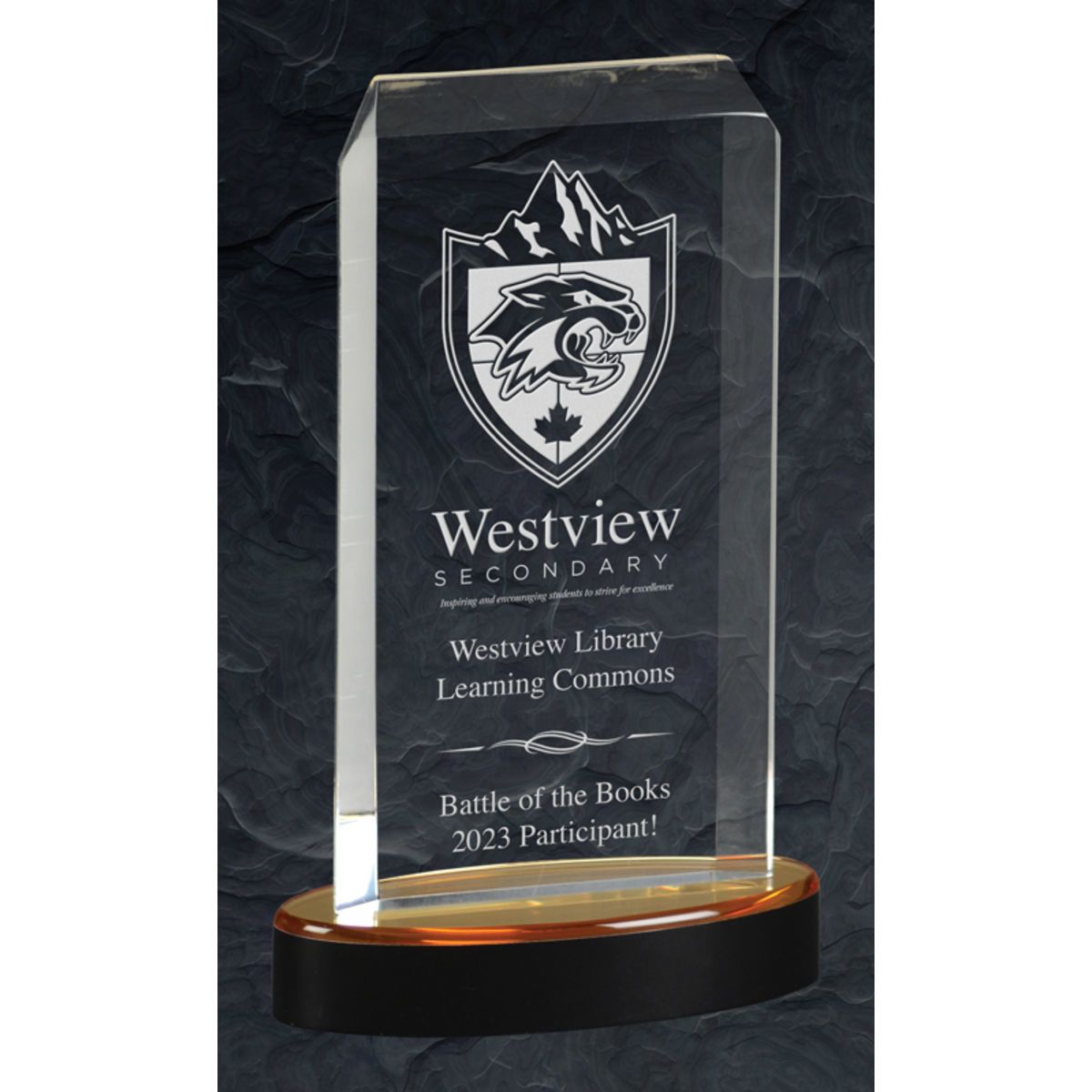 Matrix cup, green award trophy, 4x 7 | Perfect Imprints