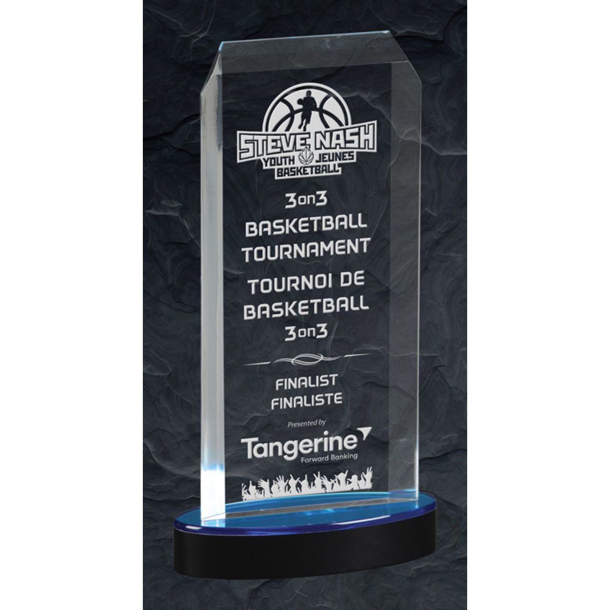 Promotional Spectra acrylic - red, award trophy, 4x 8 Personalized With ...