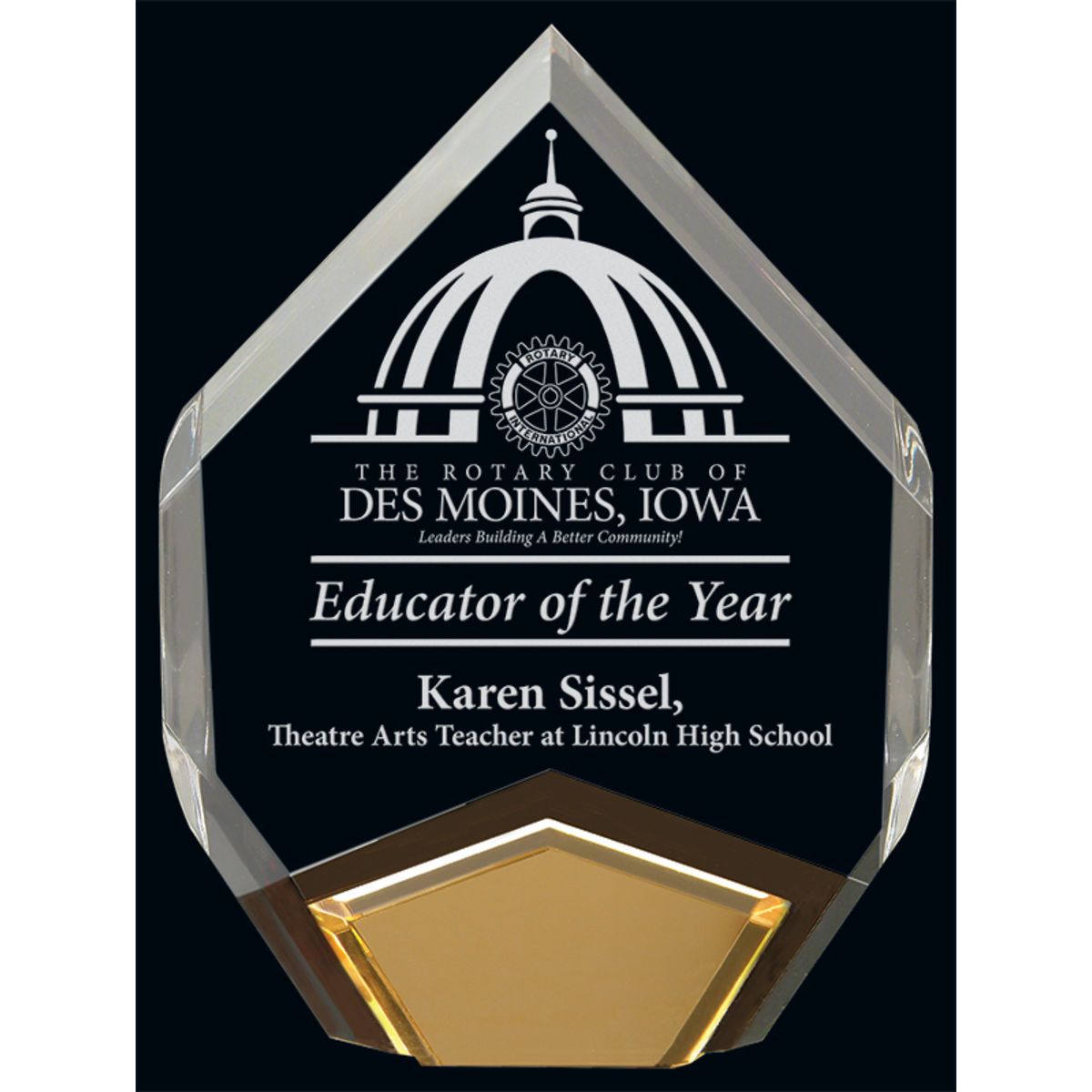 Summit, award trophy, 6x 8 | Perfect Imprints