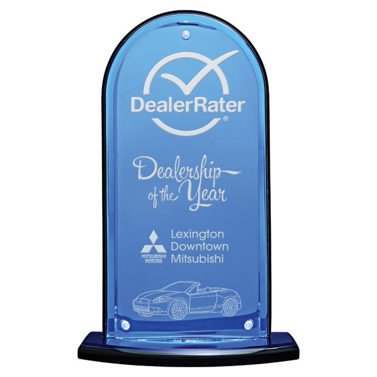 Custom Acrylic reflection, award trophy, 8 Brand Merch| BrandExtenders