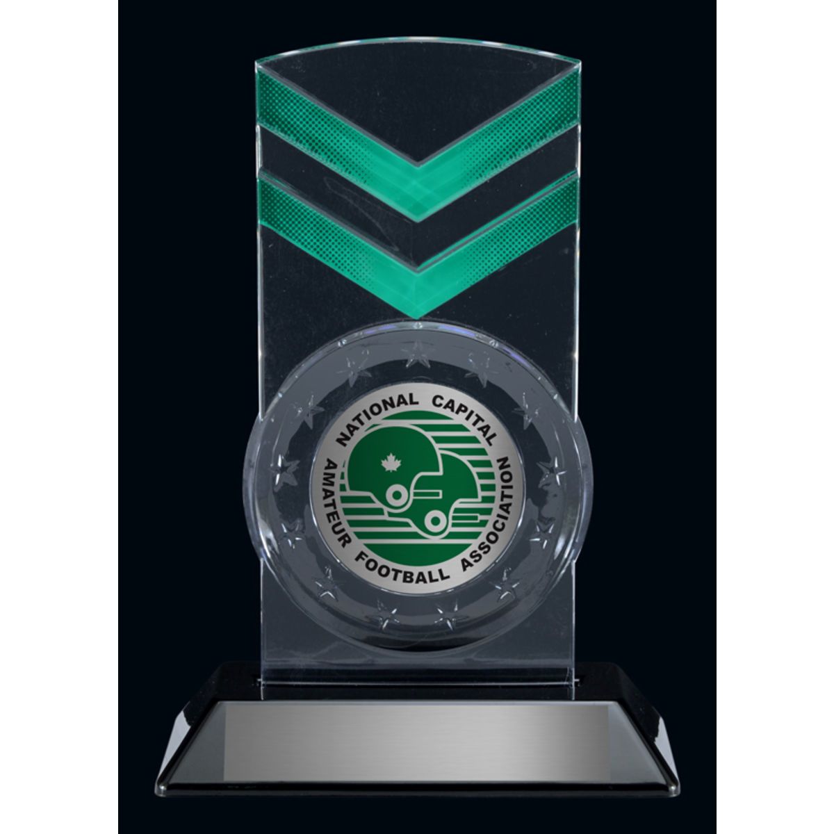 Promotional Snap-In Acrylic, Green, Award Trophy, 7 Personalized With ...