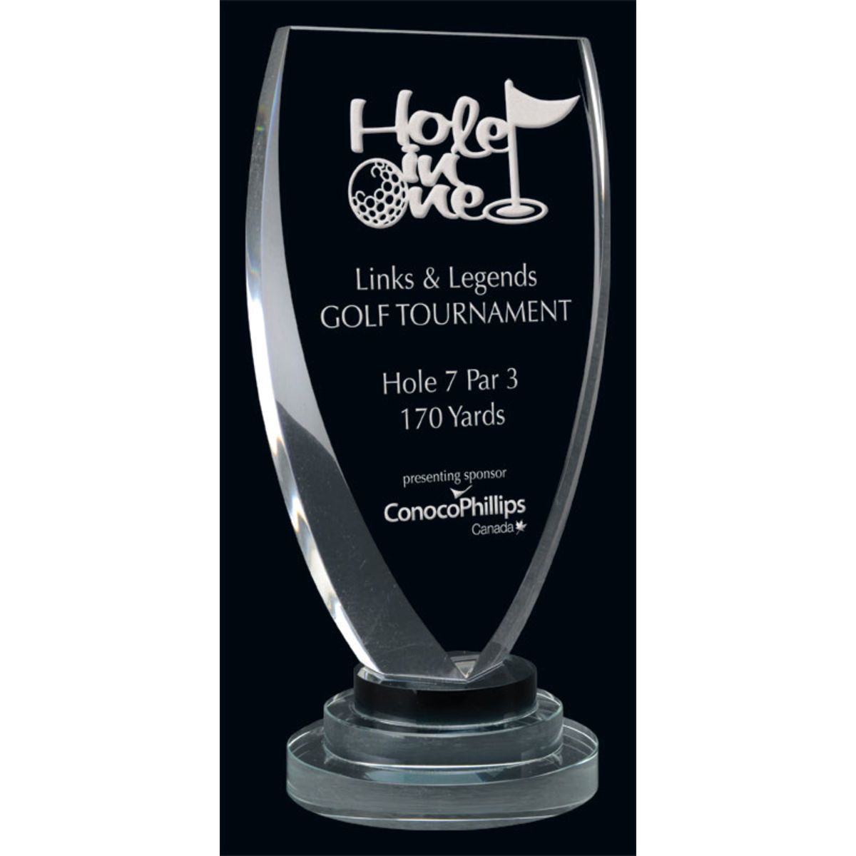 Optic crystal vanity, award trophy, 8 78 | Coggins Promo
