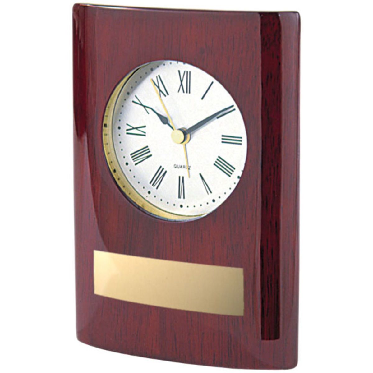 Custom Rosewood stand-up clock, award trophy, 5 78x 4x 2 Personalized ...