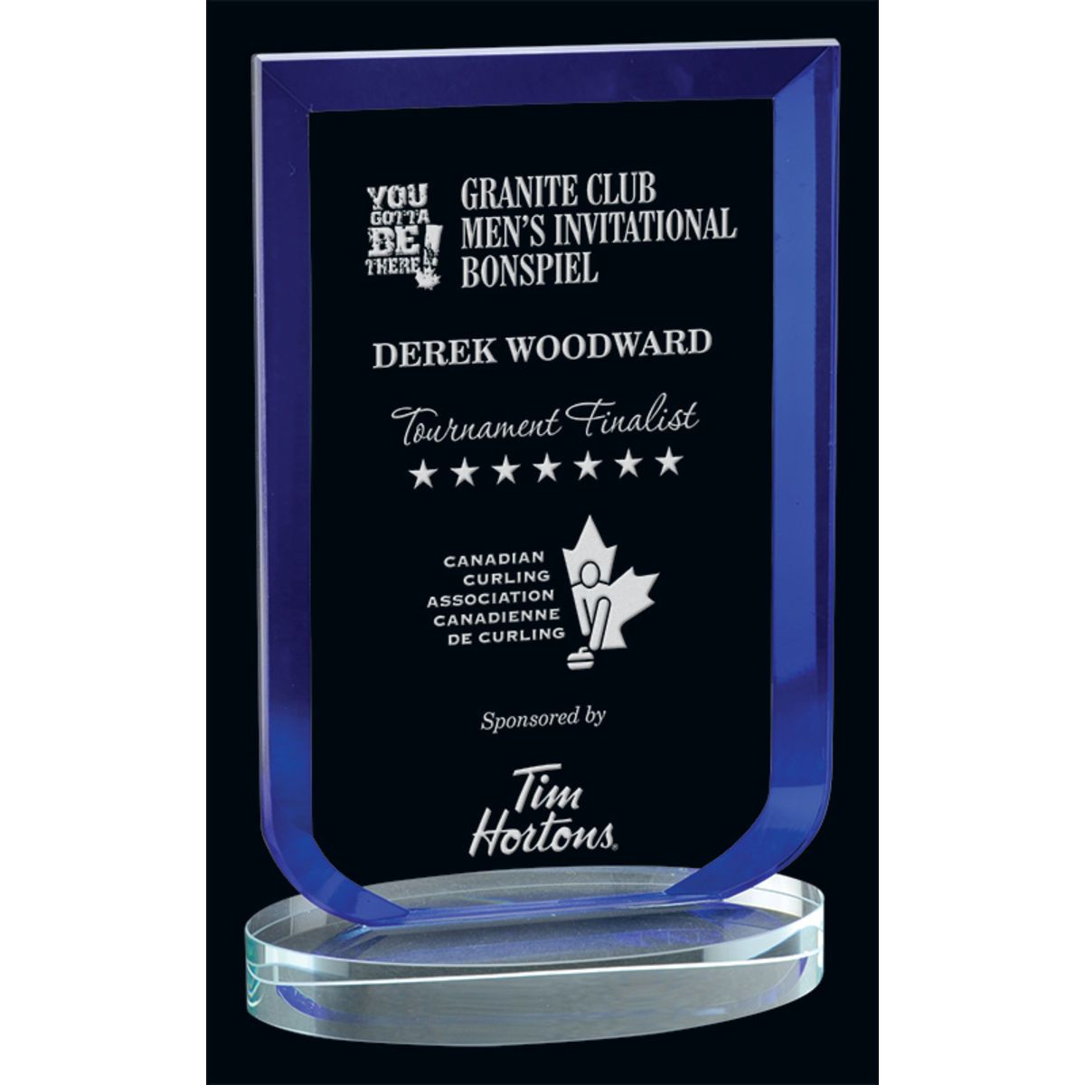 Promotional Laurier, blue, award trophy, 7 Personalized With Your ...