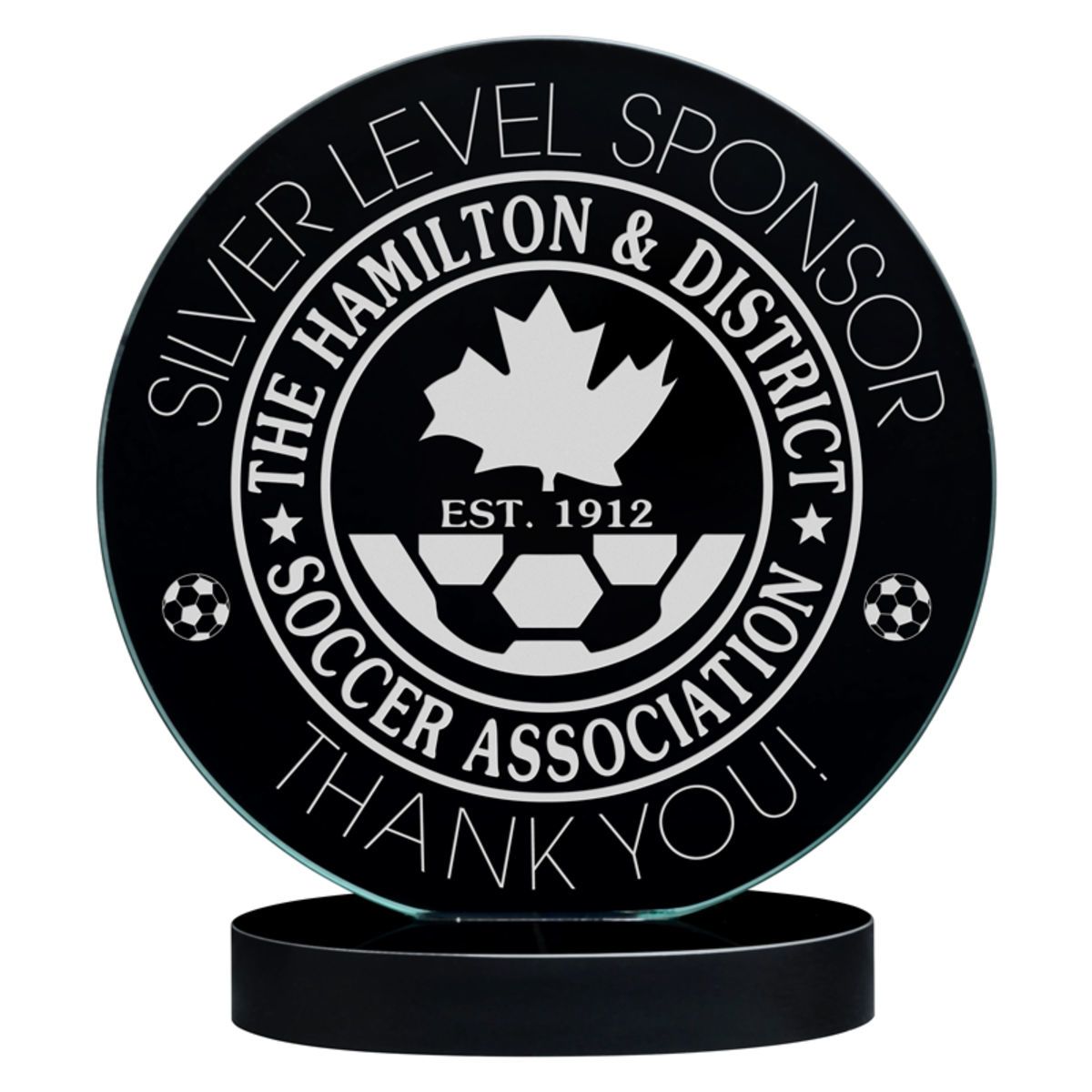 Custom Michelin black glass, award trophy, 7 | BrandExtenders