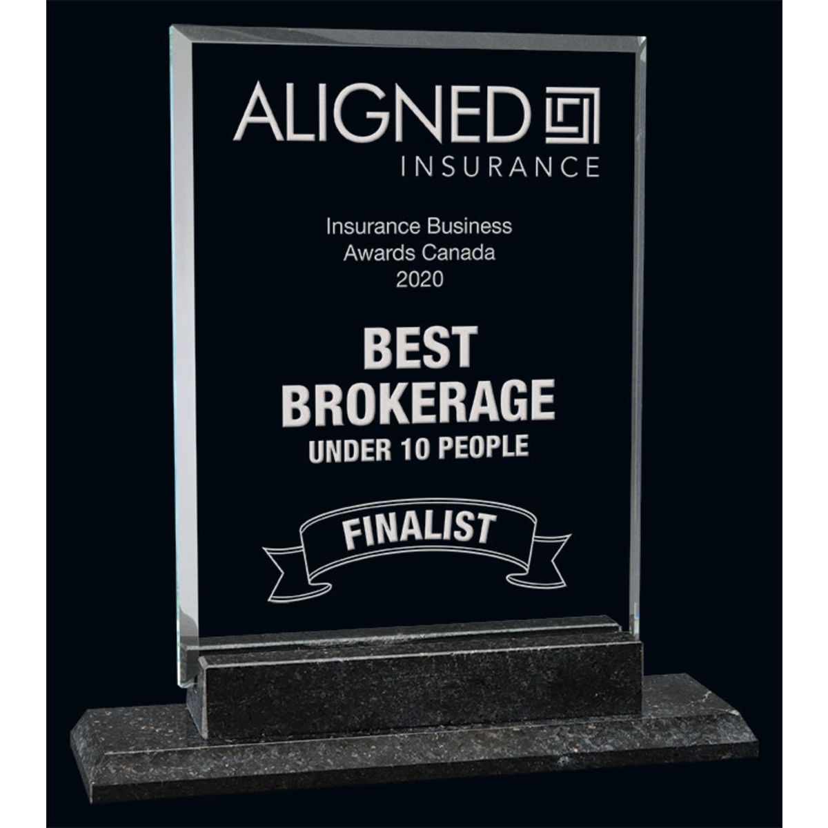 Promotional Mesa, glass granite, award trophy, 7?x6 Personalized With ...