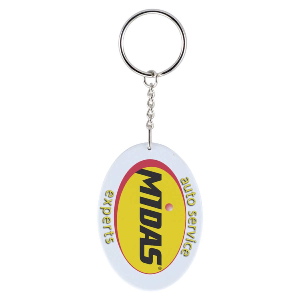 Promotional Sublimated pvc oval key chain, award trophy, 1 78x 2 ...
