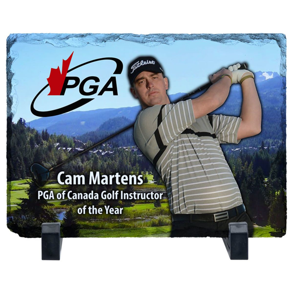 Sublimated Photo Slate, Award Trophy, 7x 11 | Corporate Specialties