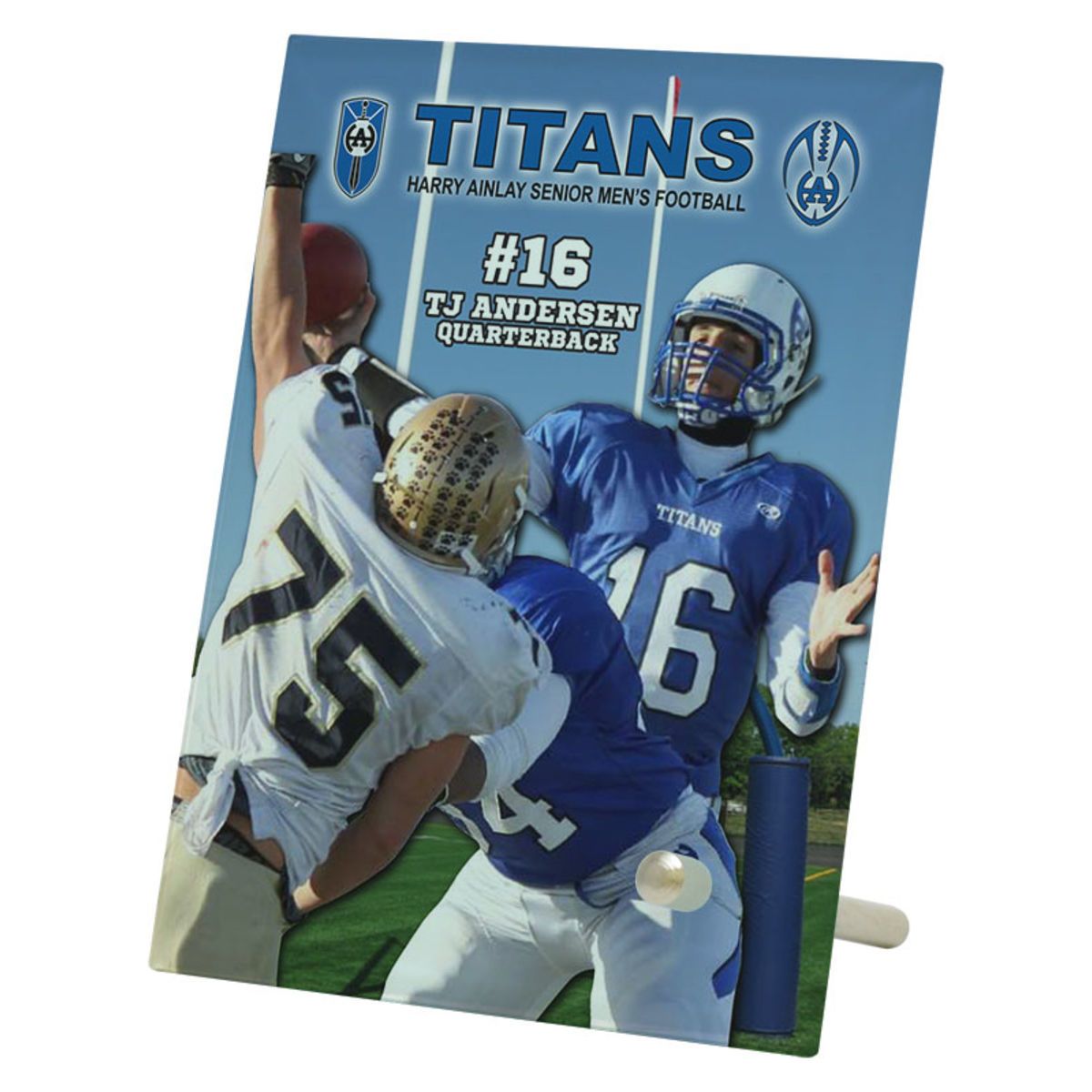 Sublimated Glass Frame, Award Trophy, 3x 4 | Coggins Promo