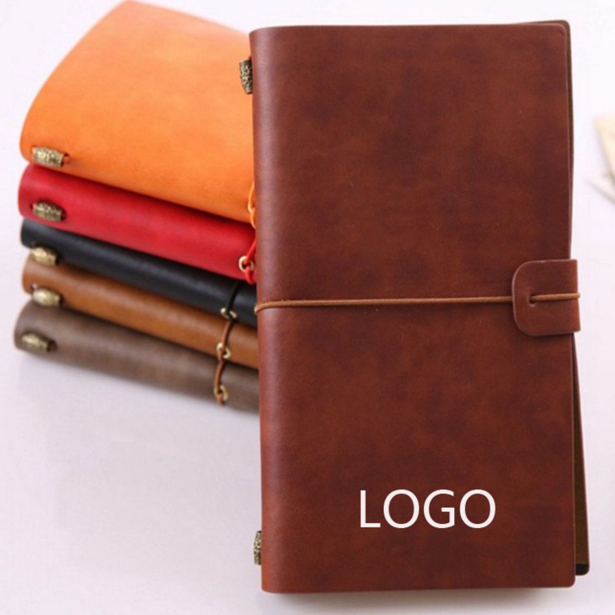 Custom A6 Size Leather Travel Retro Journal Book Personalized With Your ...