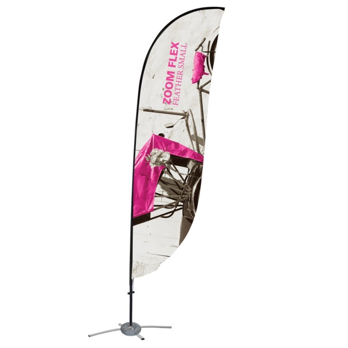 Zoom flex outdoor flag small | Corporate Specialties