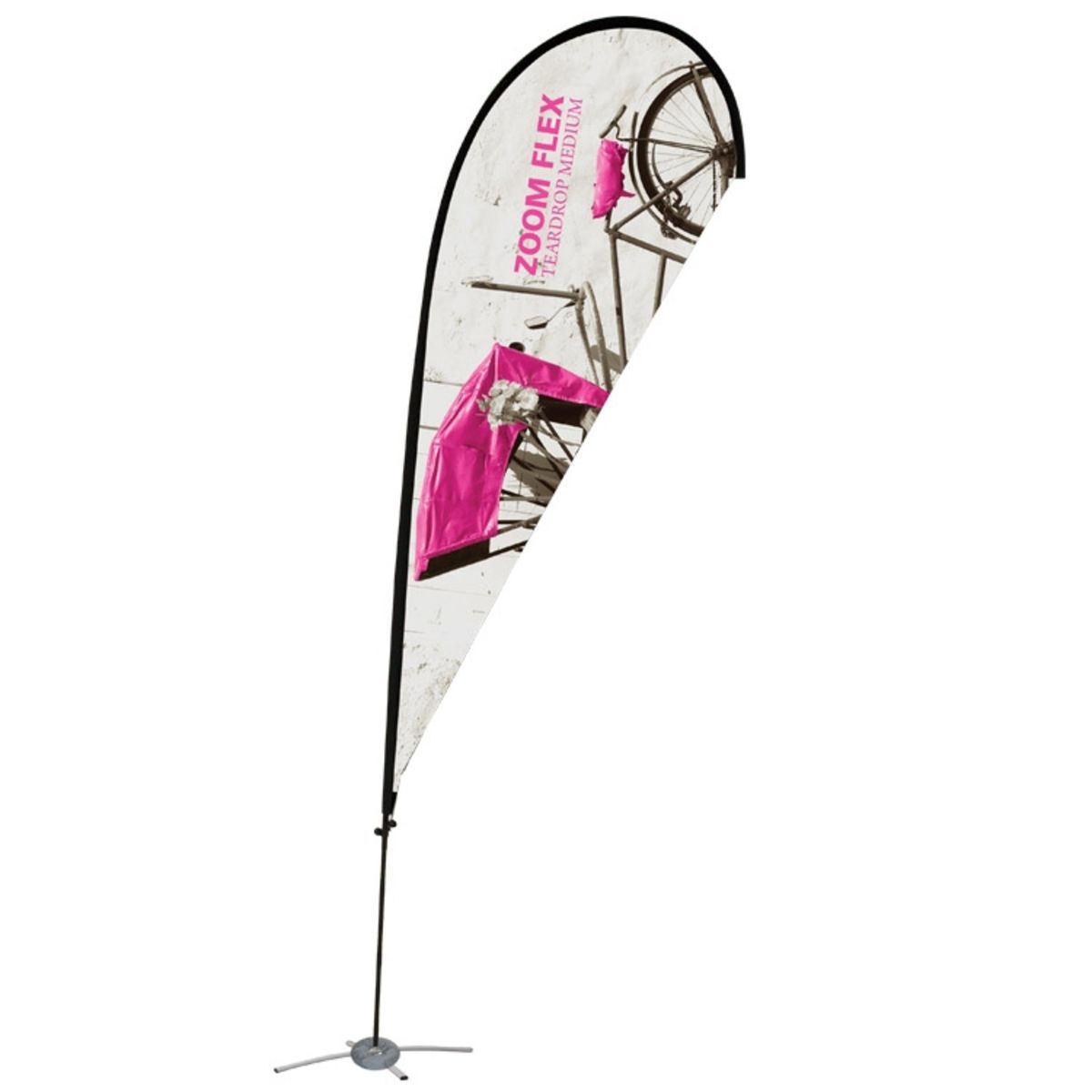 Zoom flex outdoor flag medium | Corporate Specialties