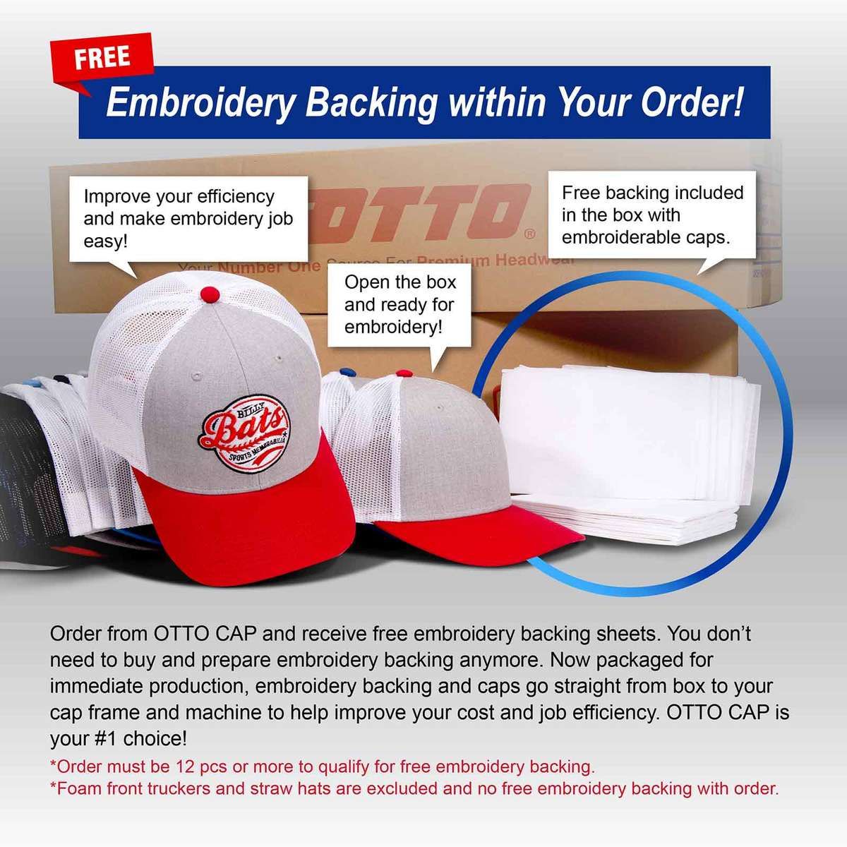 Promotional Otto cap "otto flex" fitted 6 panel low profile baseball ...