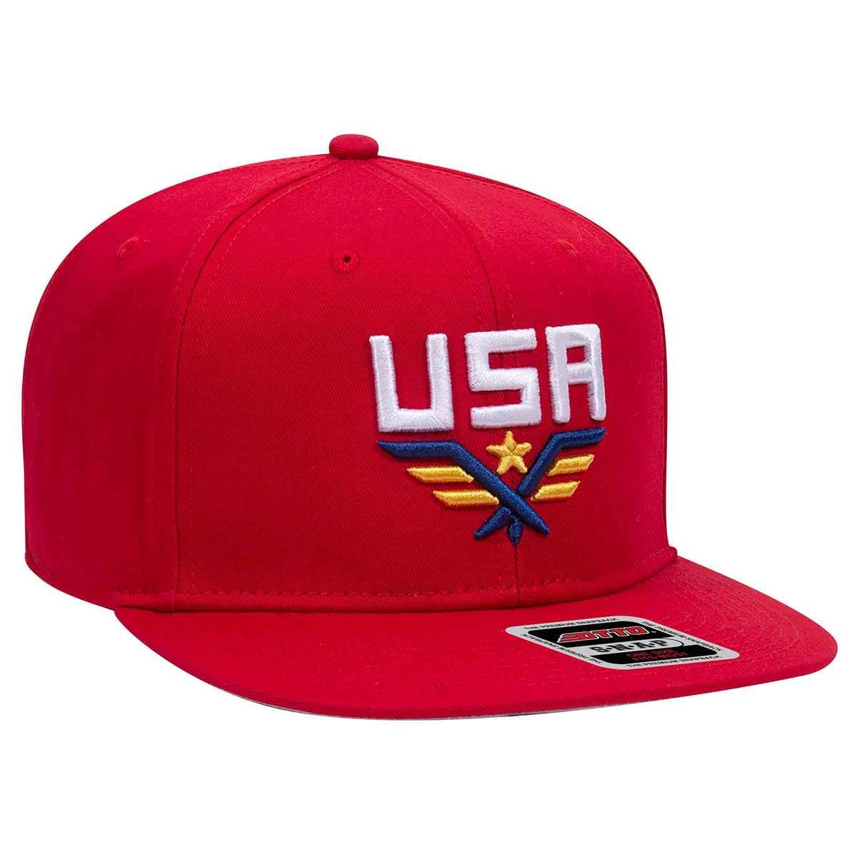 Promotional Otto cap otto snap 6 panel mid profile snapback hat ...