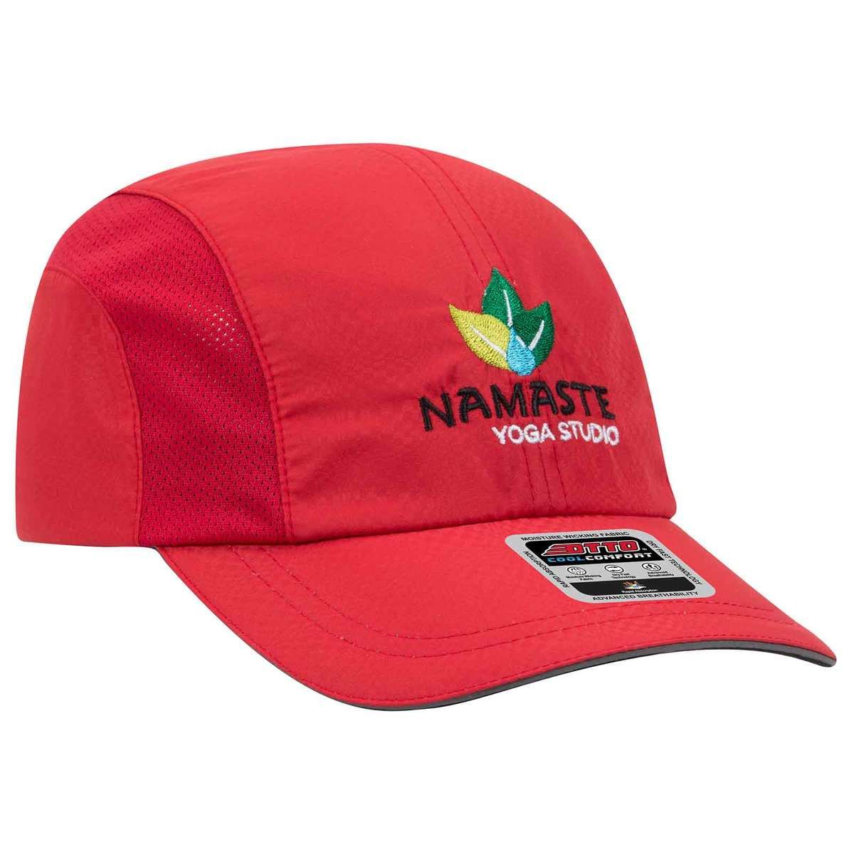 Otto cap reflective 6 panel running hat | Corporate Specialties