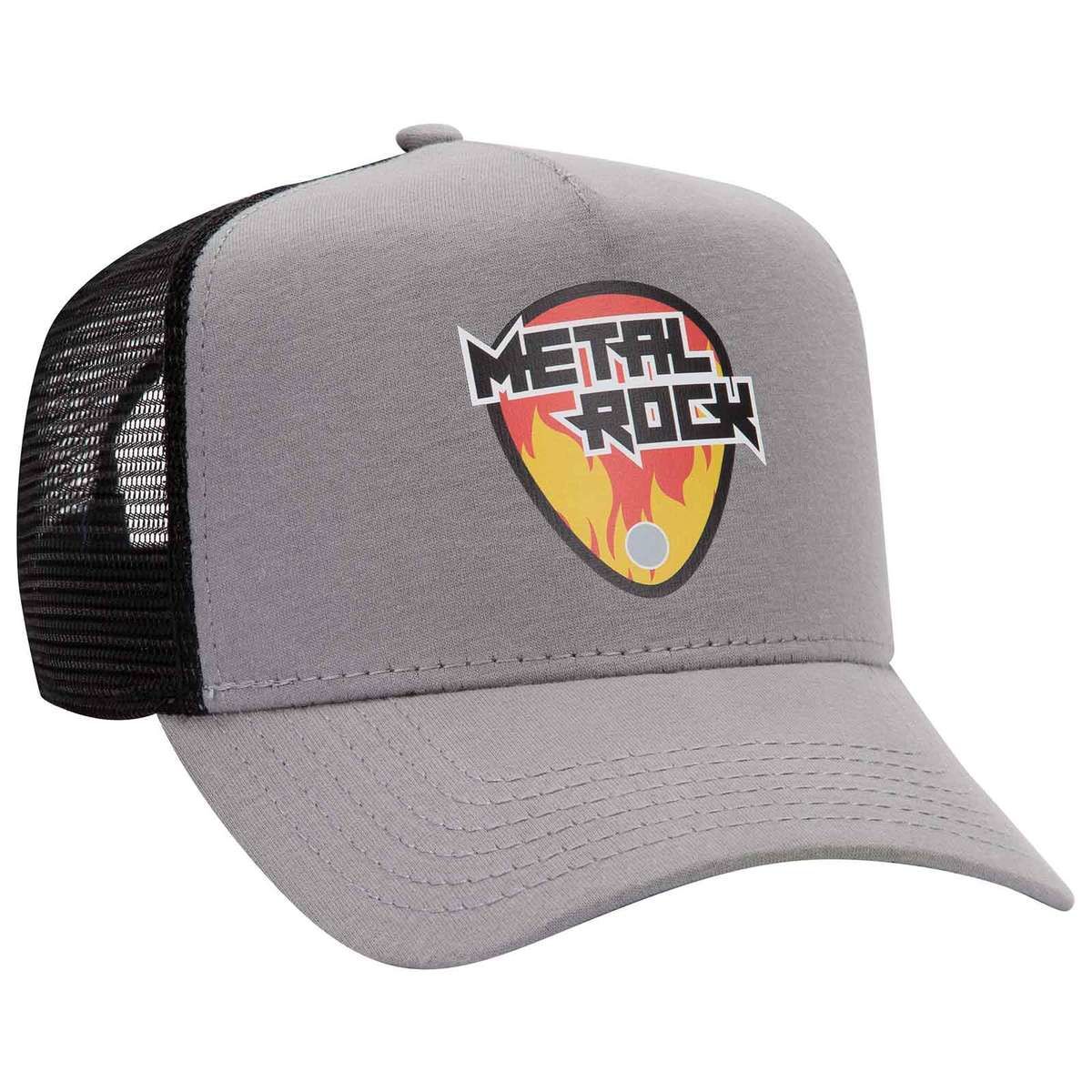 Otto cap 5 panel mid profile mesh back trucker hat | Order Swag