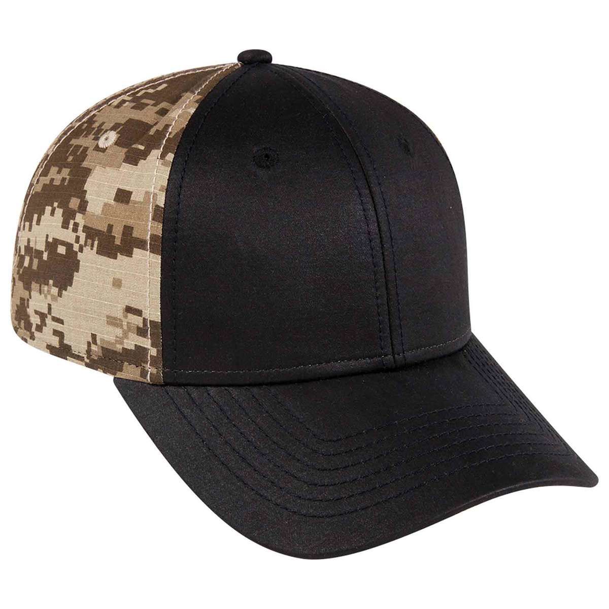 Otto cap digital camouflage 6 panel low profile baseball cap ...