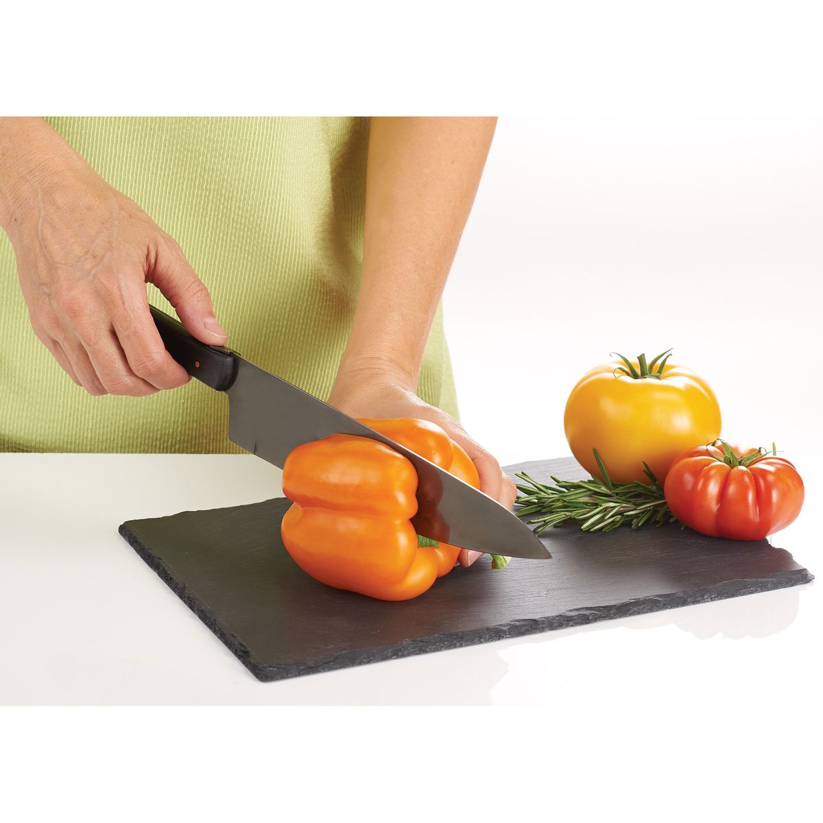Laguiole® black kitchen knife & cutting board set | Corporate Specialties