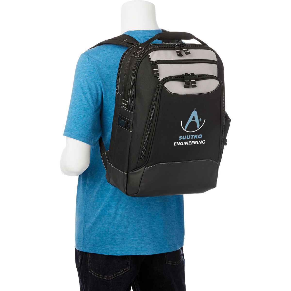 Custom Built2work tool 15" computer backpack Brand Merch| BrandExtenders