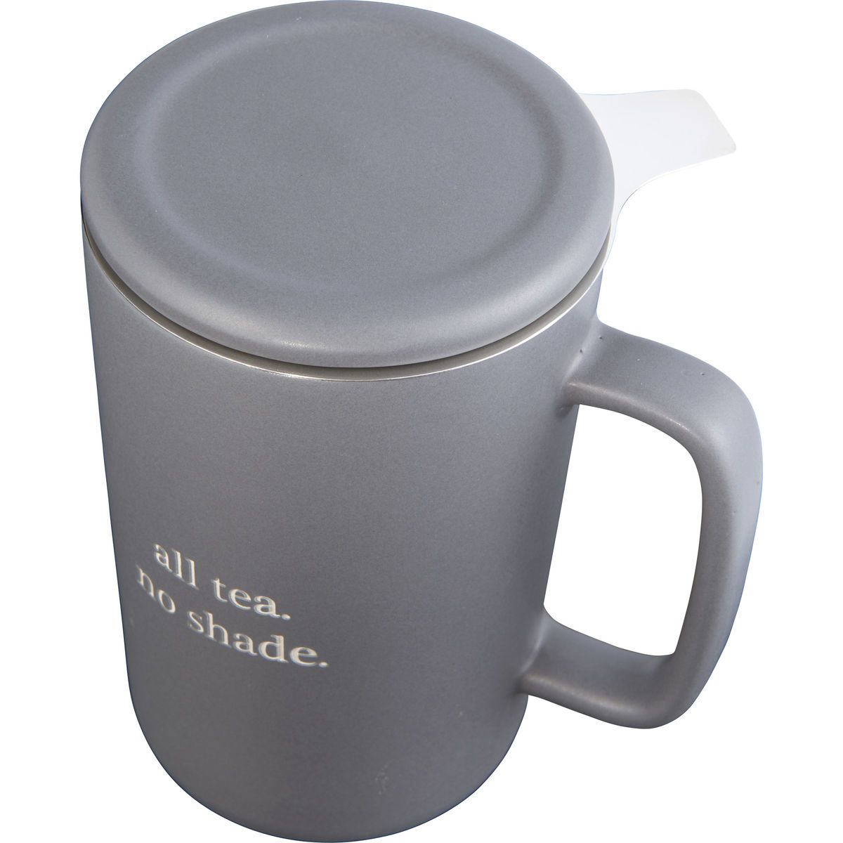 Tulsa tea & coffee ceramic mug with lid 14oz | Corporate Specialties