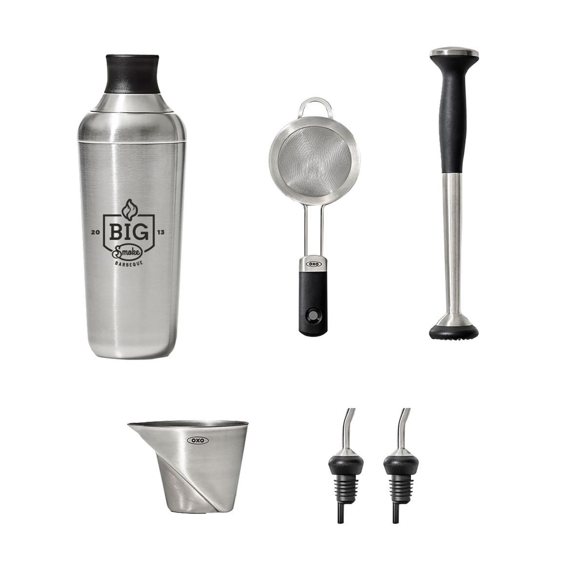 OXO SteeL 6-piece Barware Set | Inkmule