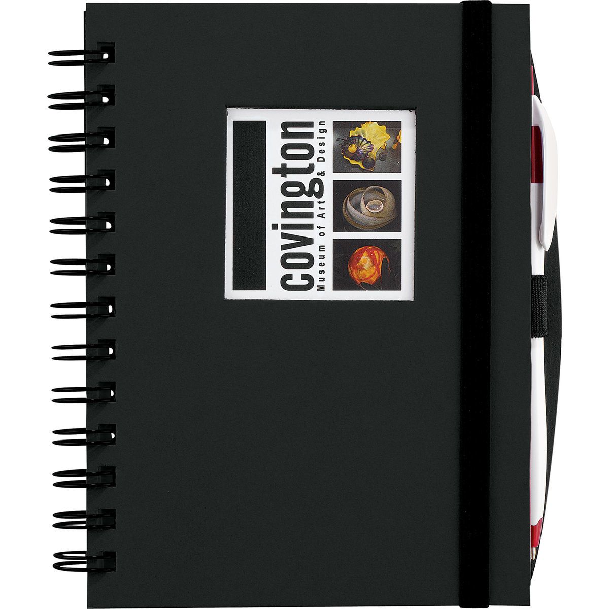 Promotional Frame square hardcover spiral journalbook® Personalized ...