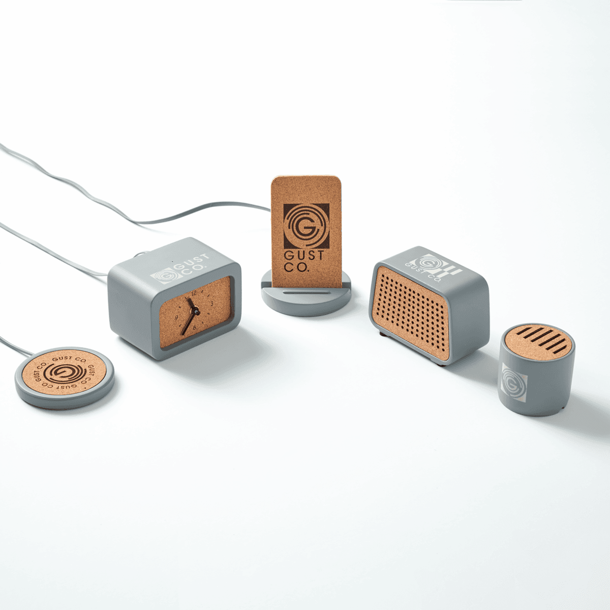 Set in stone wireless charging desk clock | Order Swag