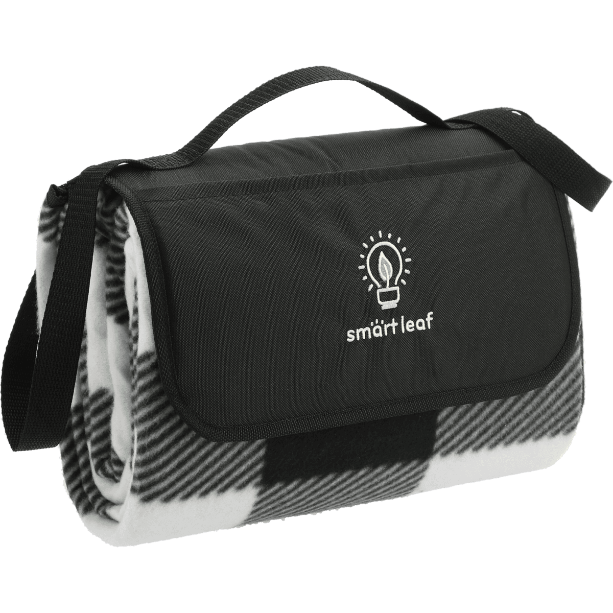 Oversized 6' round recycled pet picnic blanket | Order Swag