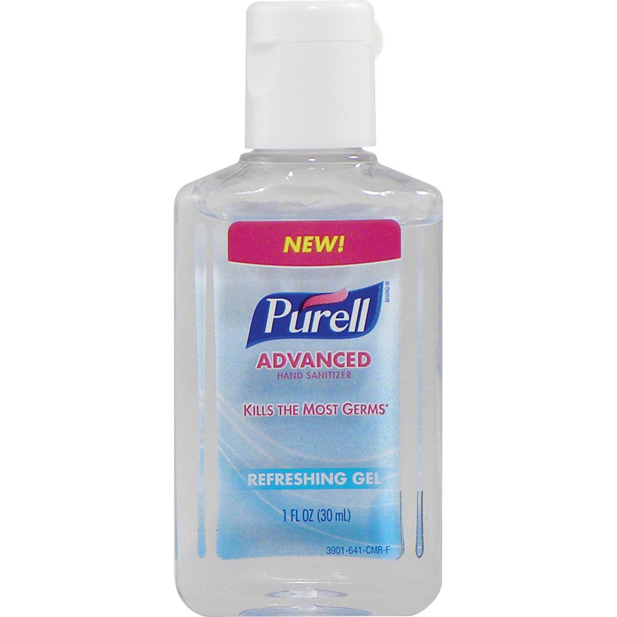 Promotional 1oz purell sanitizer w/ travel sleeve Personalized With ...