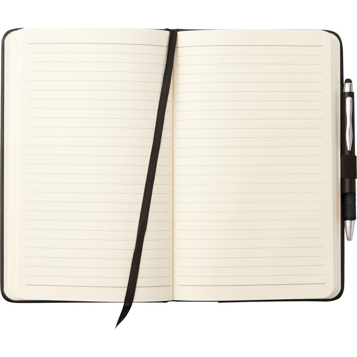 Promotional 5.5"x 8.5" randall notebook w/pen-stylus Personalized With ...