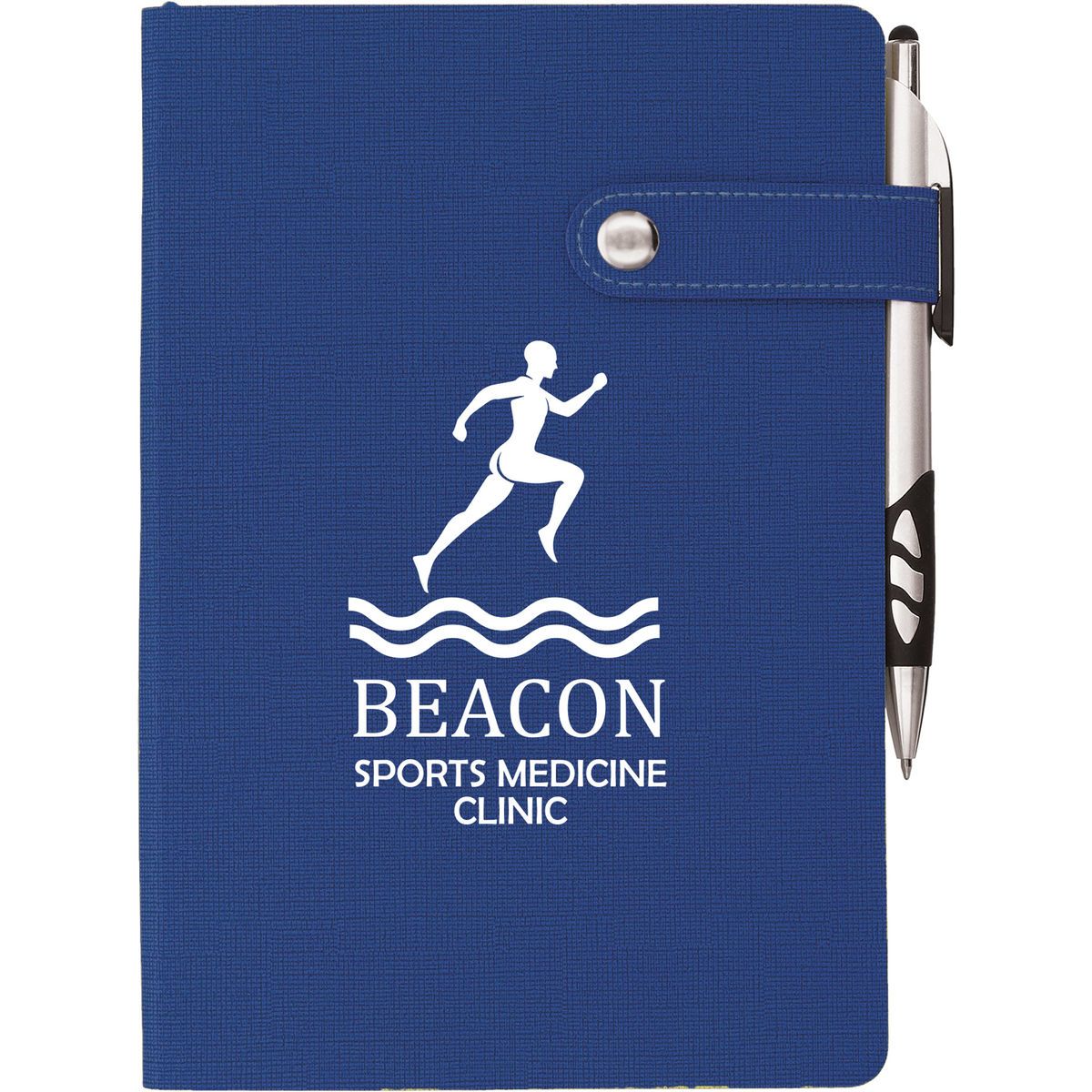 5.5 x 8 paige snap closure notebook | Order Swag