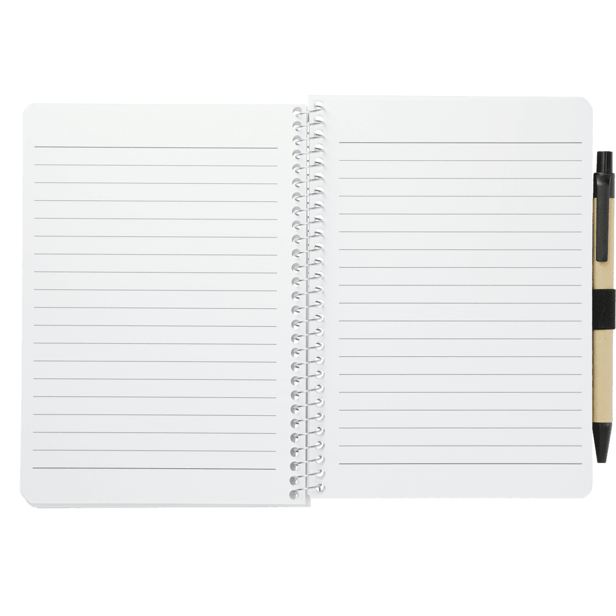 Open Spiral Notebook Clip Art