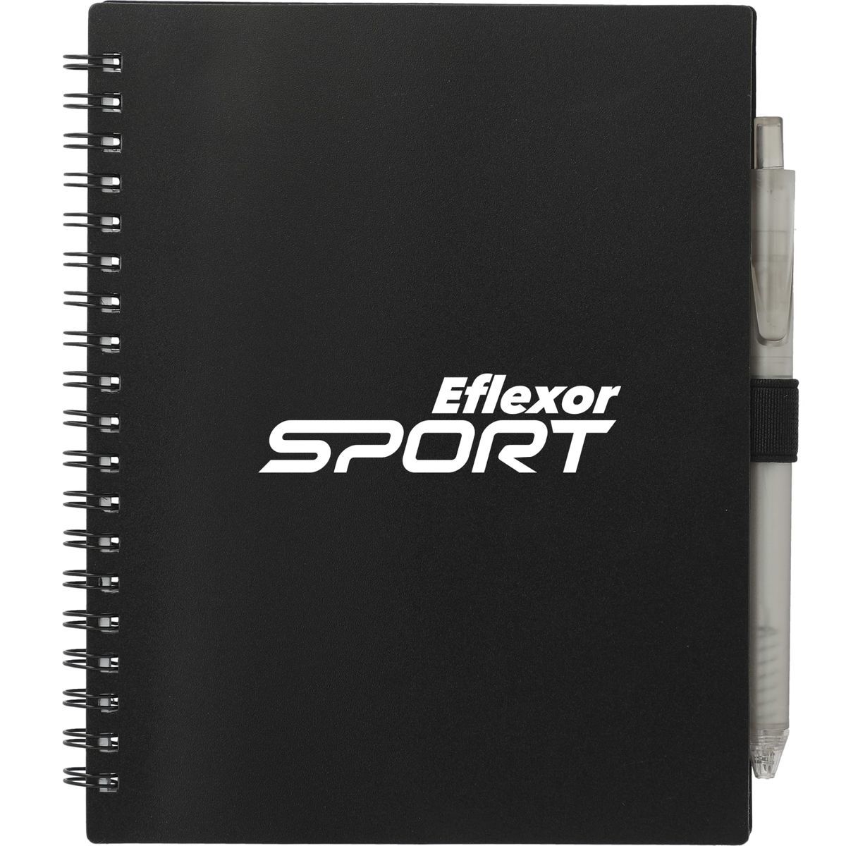 5.5 x 7 fsc recycled spiral notebook w rpet pe | Order Swag