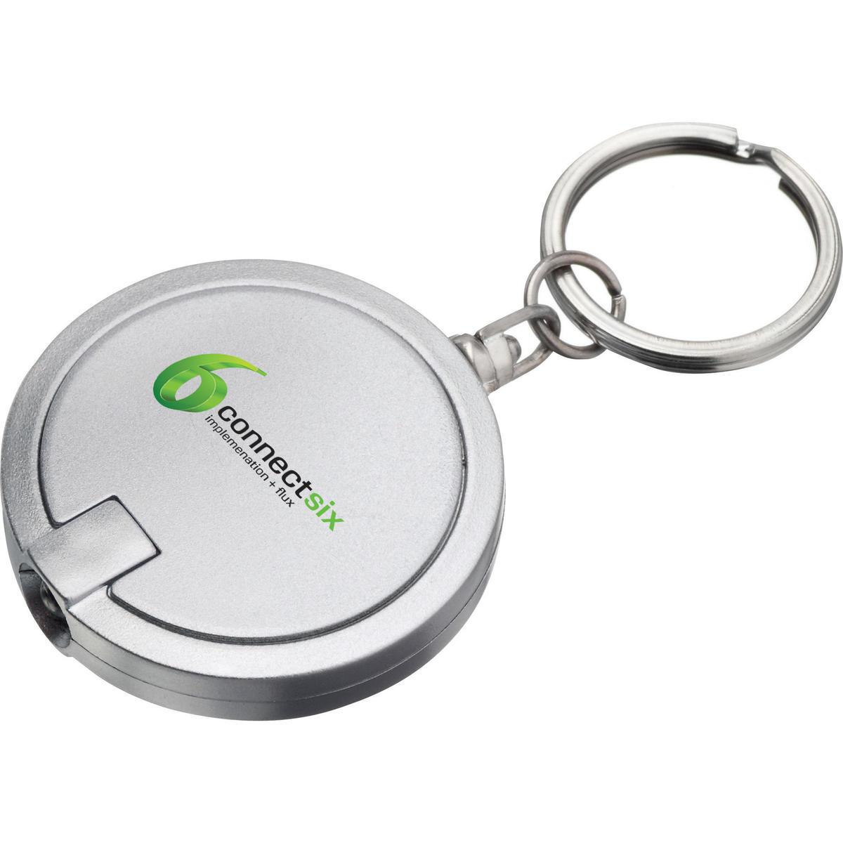Promotional Disc key-light Personalized With Your Custom Logo